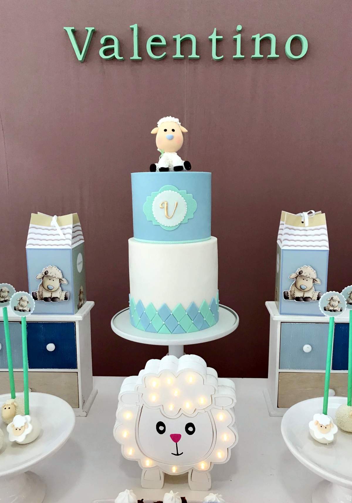 Sheep / Lambs Birthday Party Ideas | Photo 2 of 13 | Catch My Party