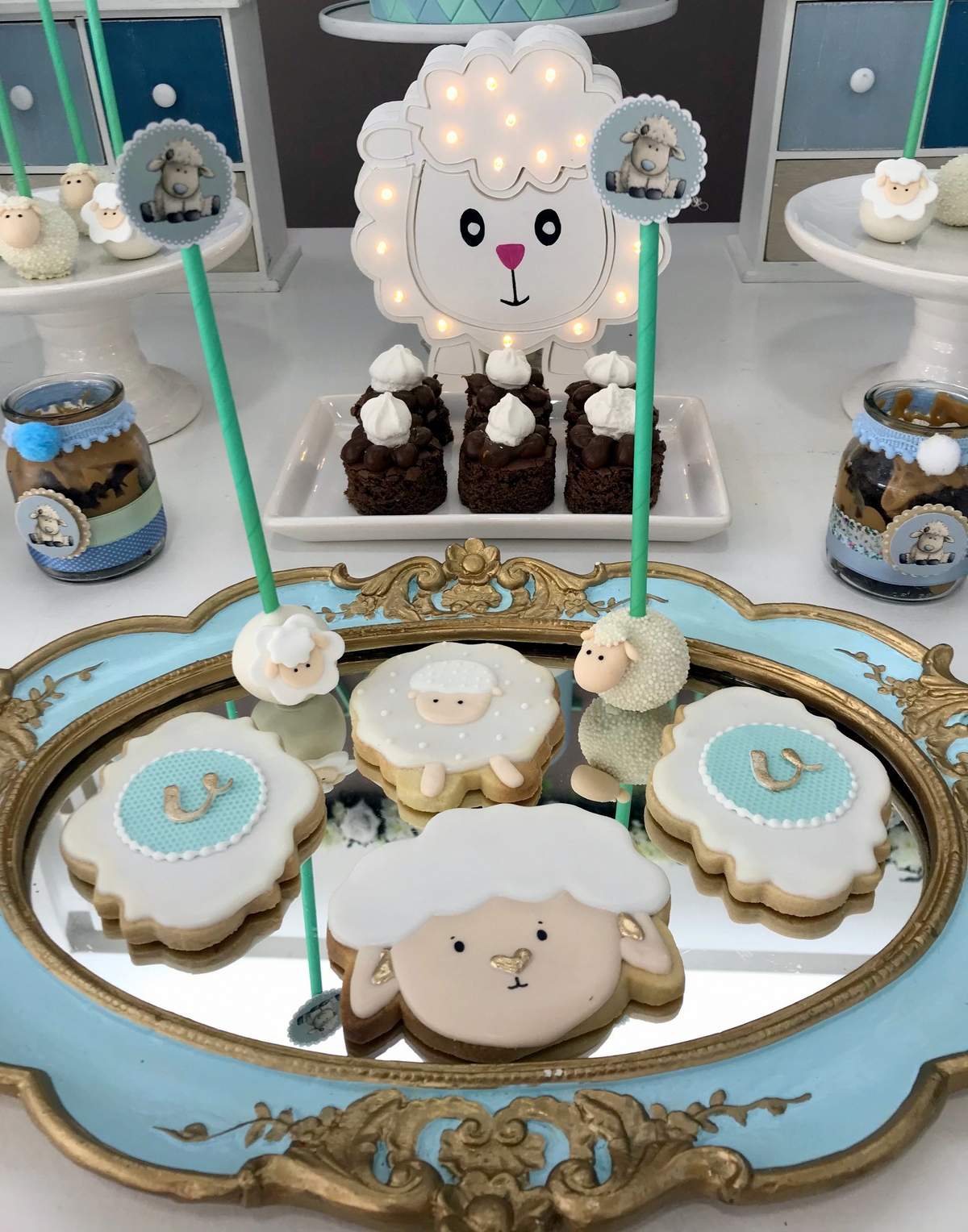 Sheep / Lambs Birthday Party Ideas | Photo 2 of 13 | Catch My Party