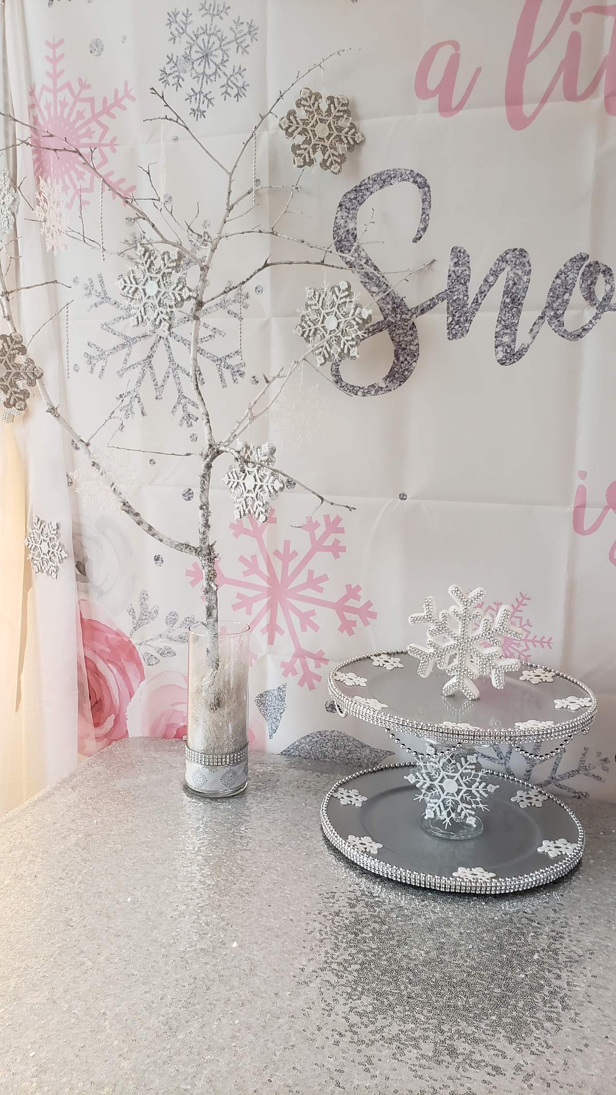 Snowflake Baby Shower Party Ideas | Photo 1 of 11 | Catch My Party