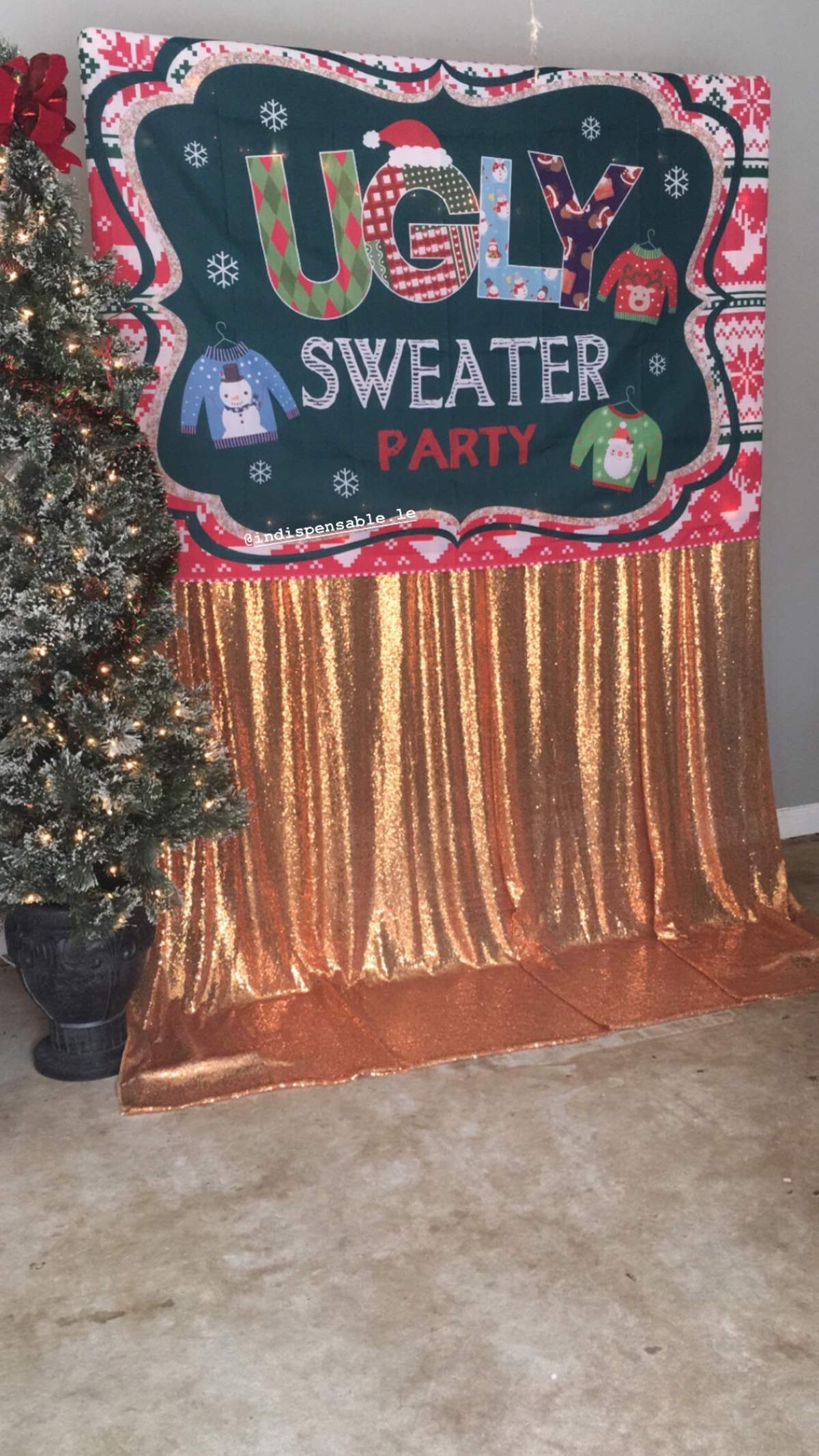 Ugly Sweater Party Christmas/Holiday Party Ideas | Photo 12 of 16 ...