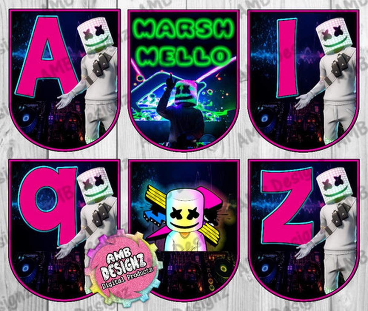 DJ Marshmello Birthday Party Ideas | Photo 1 of 13 | Catch My Party