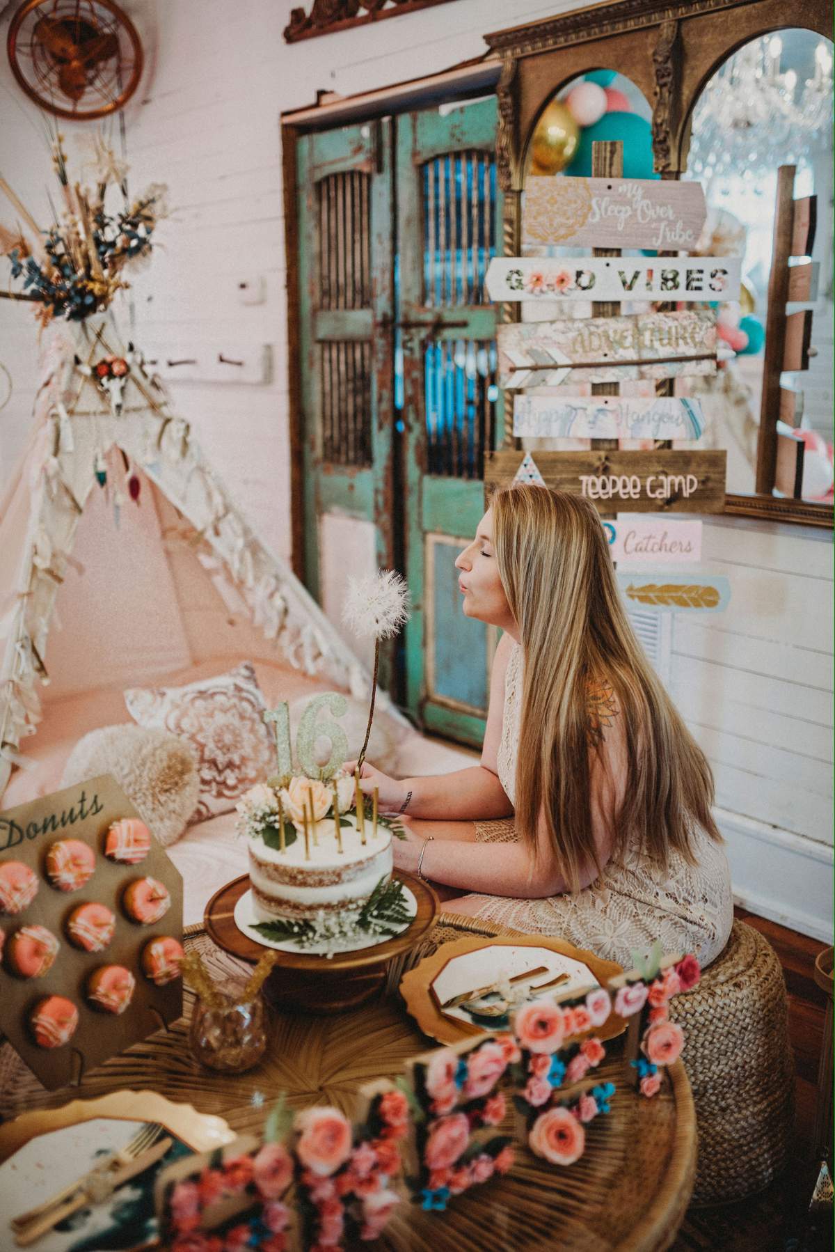 Boho Birthday Party Ideas | Photo 11 of 18 | Catch My Party
