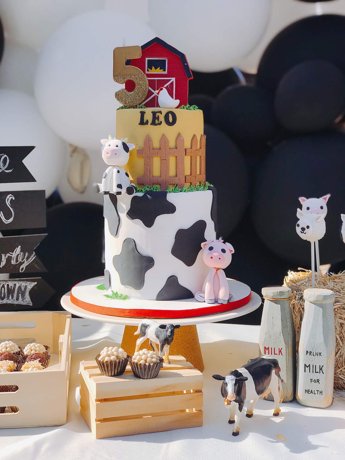 Modern Farm Birthday Party Ideas | Photo 7 of 13 | Catch My Party