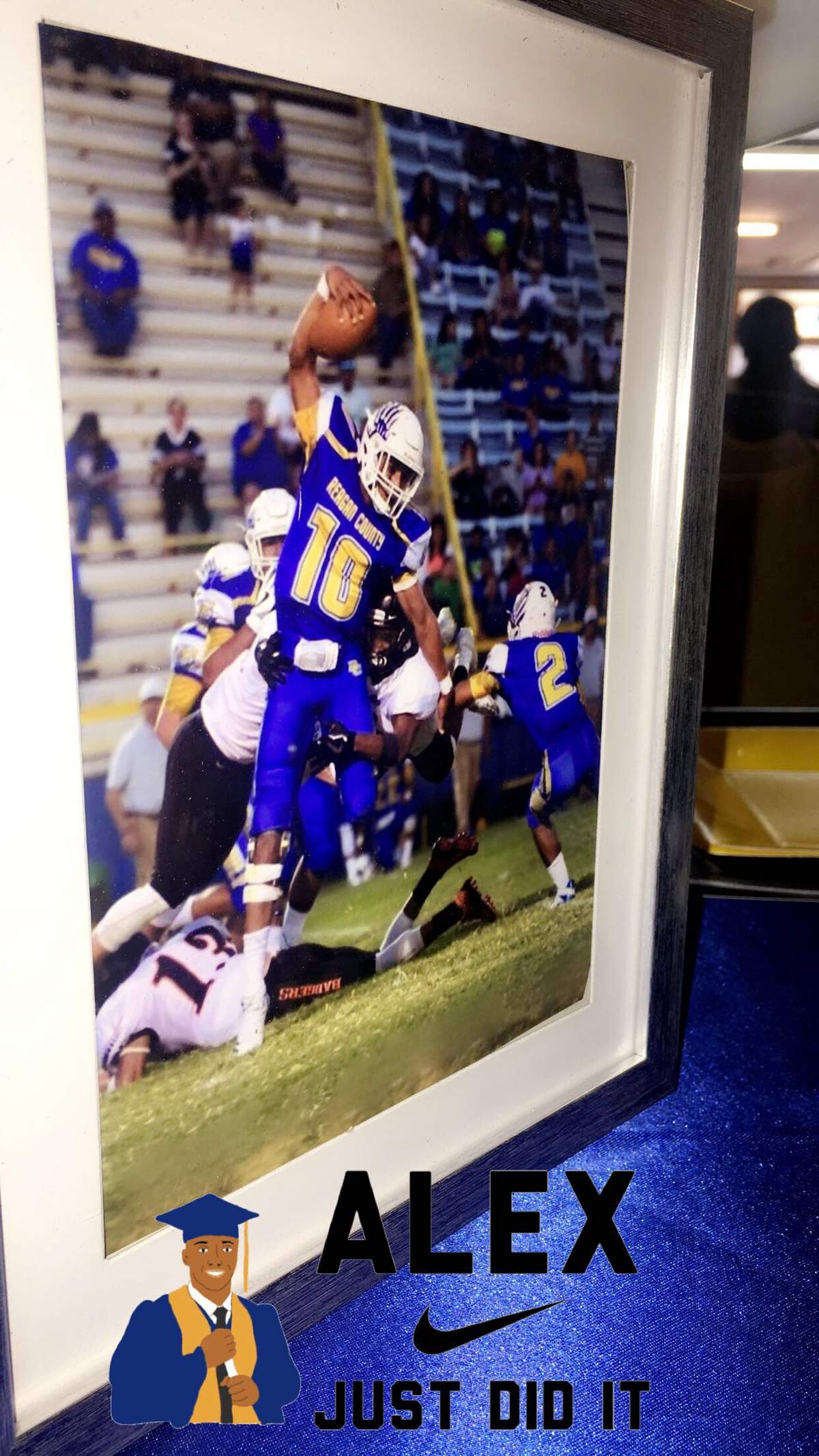 Nike, Graduation, Blue & Gold, Graduation/End of School Party Ideas ...