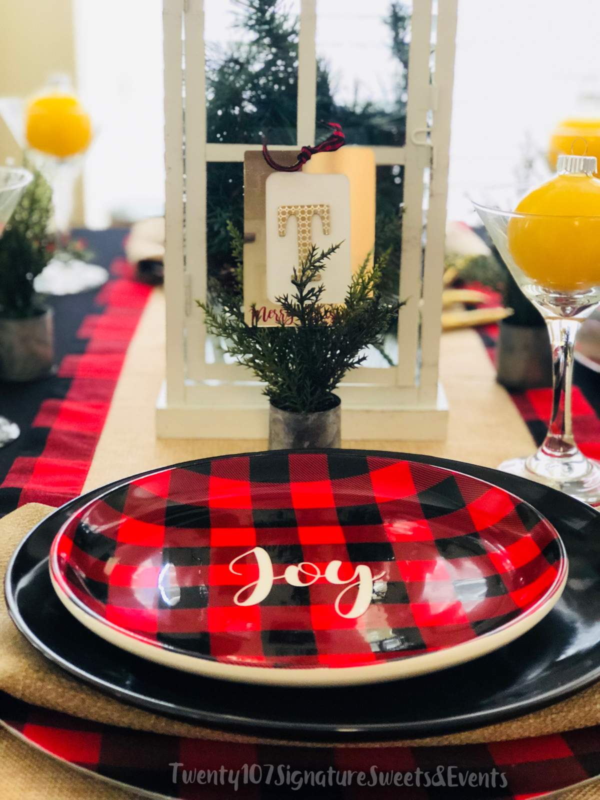 Buffalo Plaid Christmas/Holiday Party Ideas | Photo 1 of 17 | Catch My ...