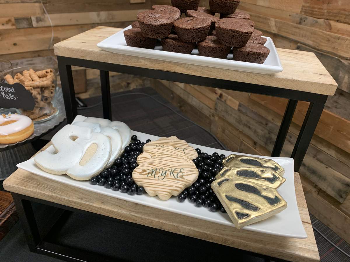 Black and silver Birthday Party Ideas | Photo 1 of 17 | Catch My Party