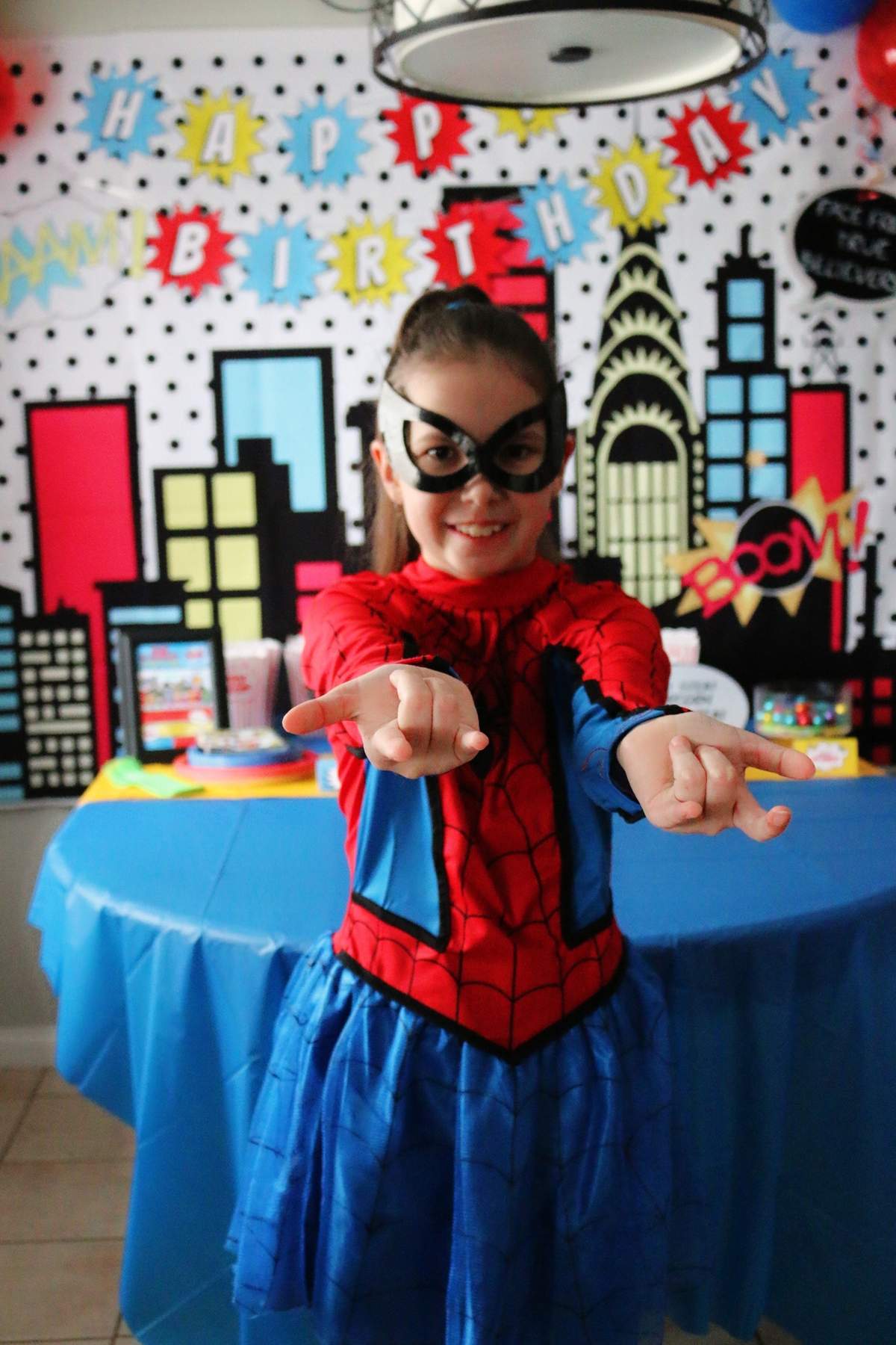 Comic book Birthday Party Ideas | Photo 1 of 15 | Catch My Party