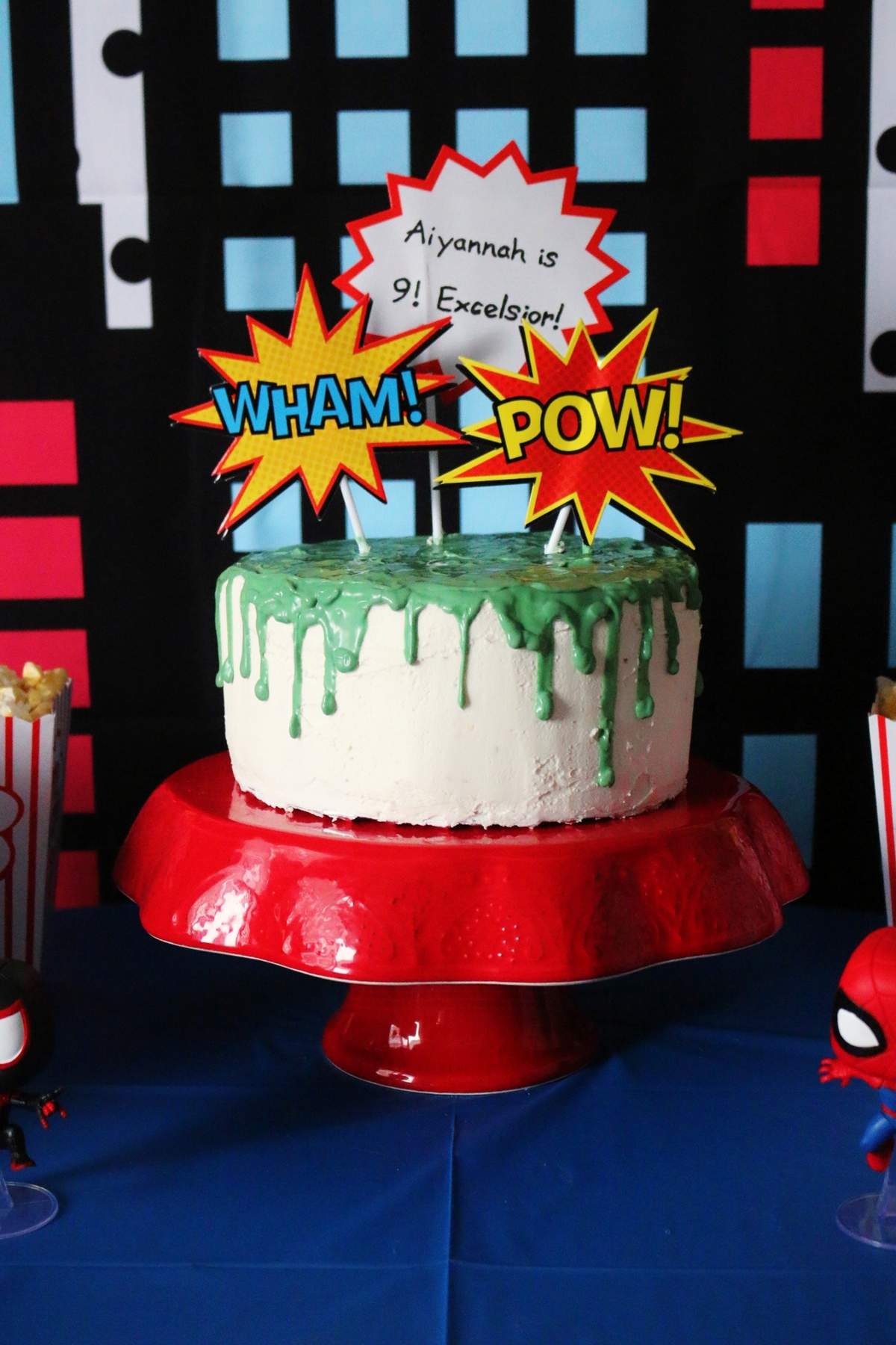 Comic book Birthday Party Ideas | Photo 10 of 15 | Catch My Party