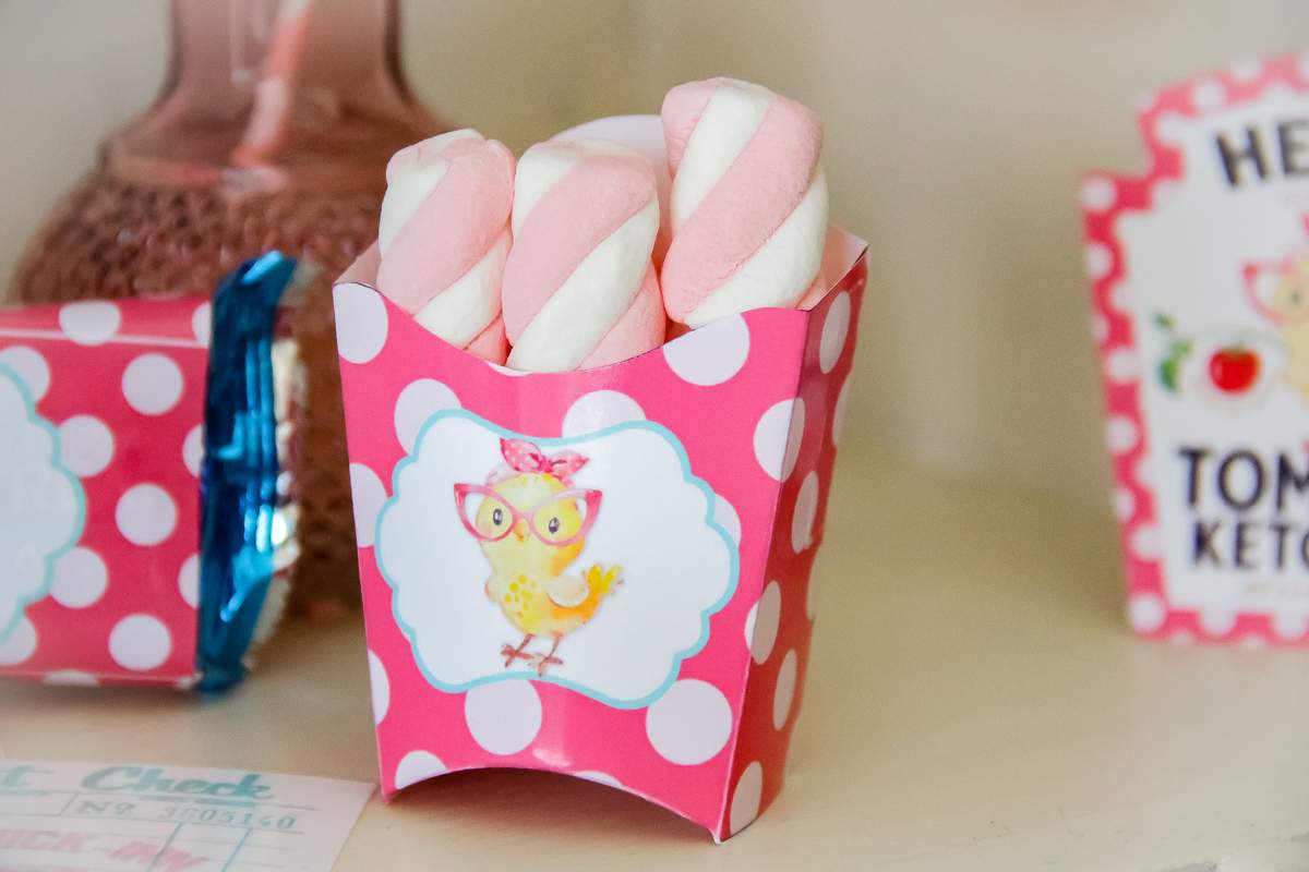 Retro Chick Chicken Wing Night Party Ideas | Photo 1 of 25 | Catch My Party