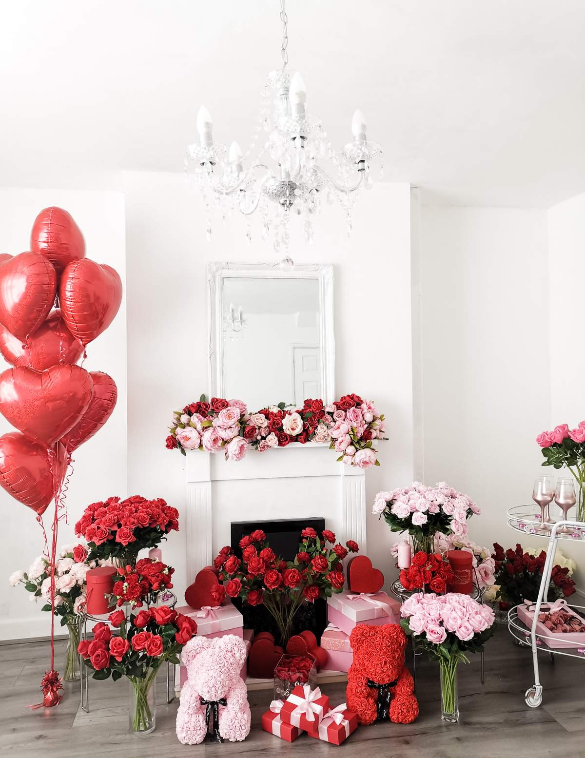 Valentines tea with girls / Valentine's Day "Valentine afternoon tea ...