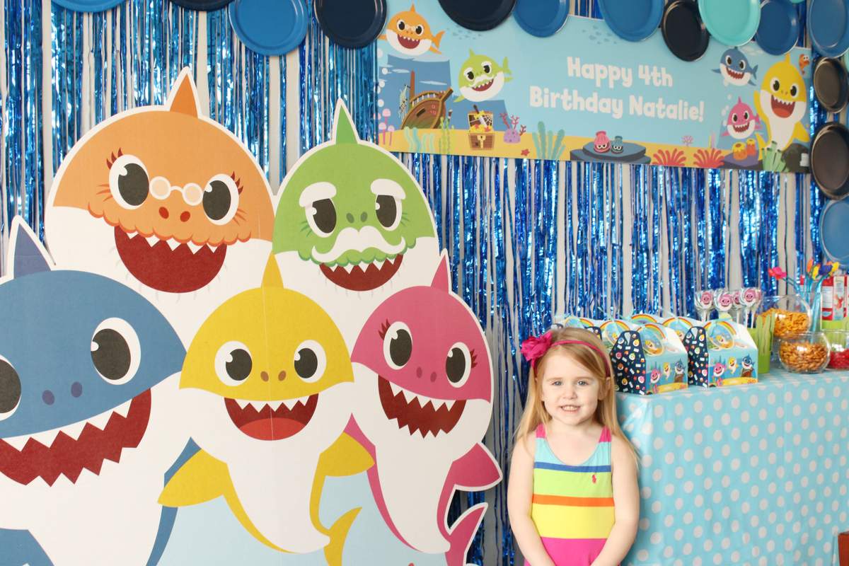 Baby Shark Birthday Party Ideas | Photo 14 of 26 | Catch My Party
