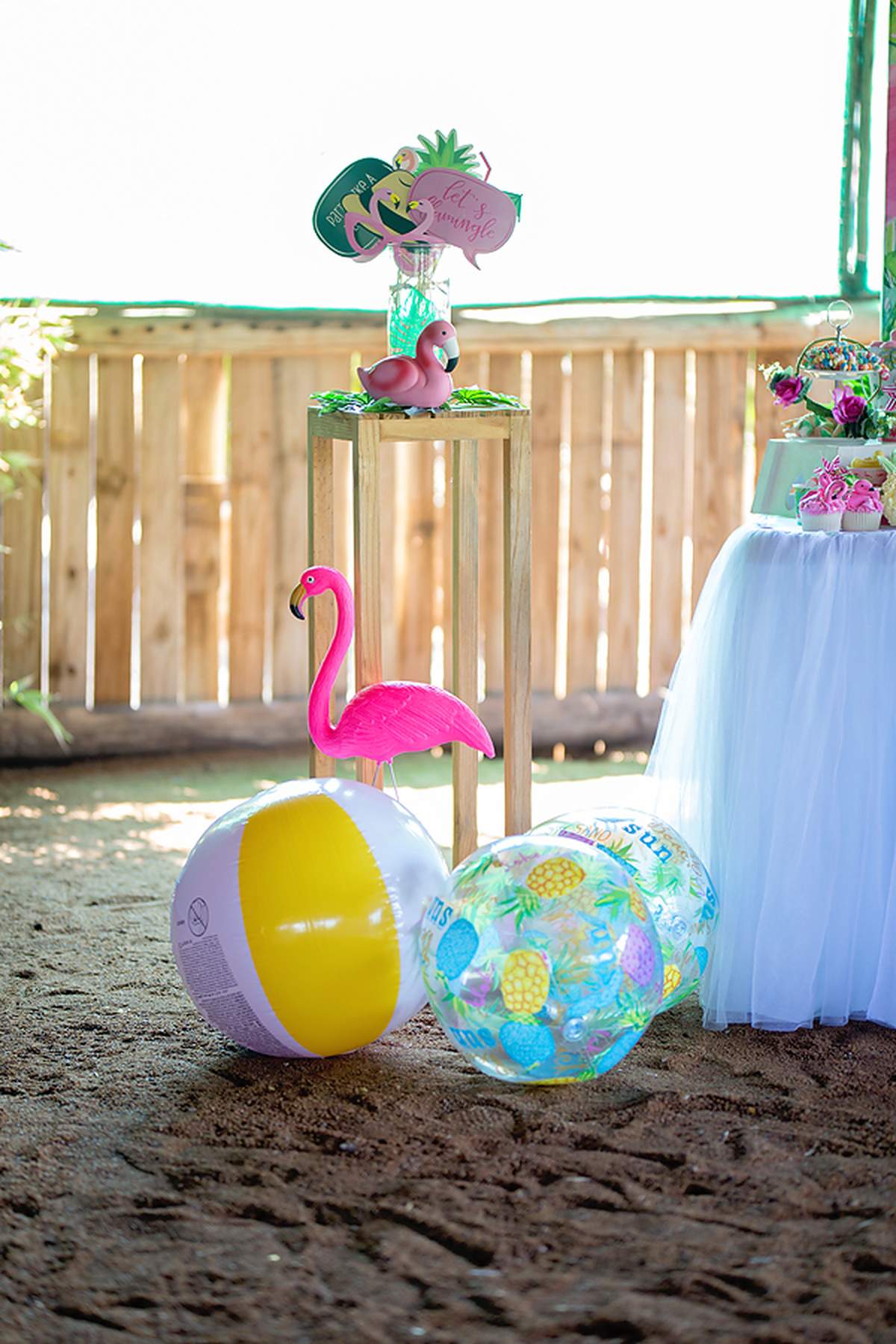 Flamingos Birthday Party Ideas | Photo 25 of 42 | Catch My Party
