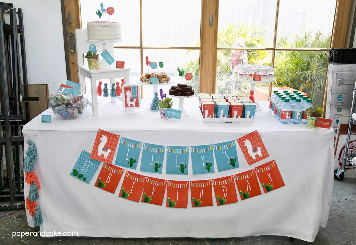 Alpacas Birthday Party Ideas | Photo 1 of 17 | Catch My Party