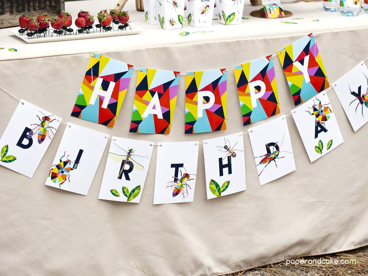 Bugs Birthday Party Ideas | Photo 11 of 23 | Catch My Party