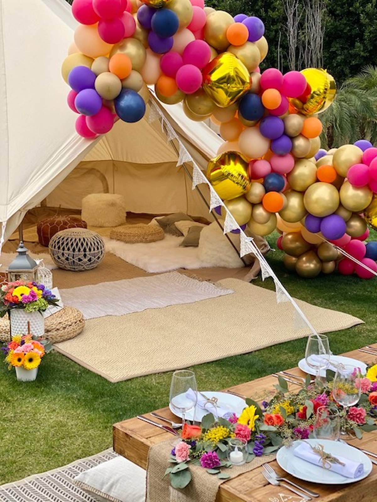 Colorful n' Cocktails Dinner Party Party Ideas | Photo 5 of 11 | Catch ...