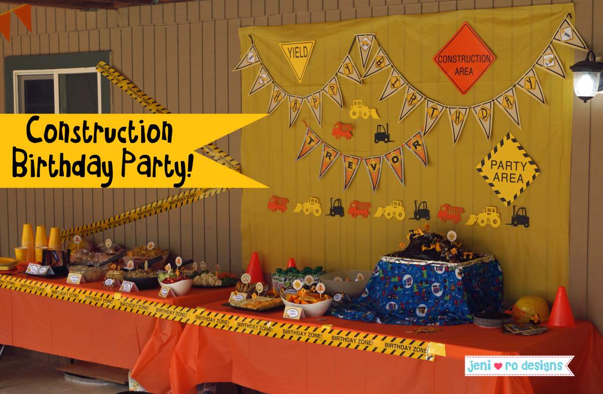 Construction / Birthday "Construction Birthday Fun!" | Catch My Party
