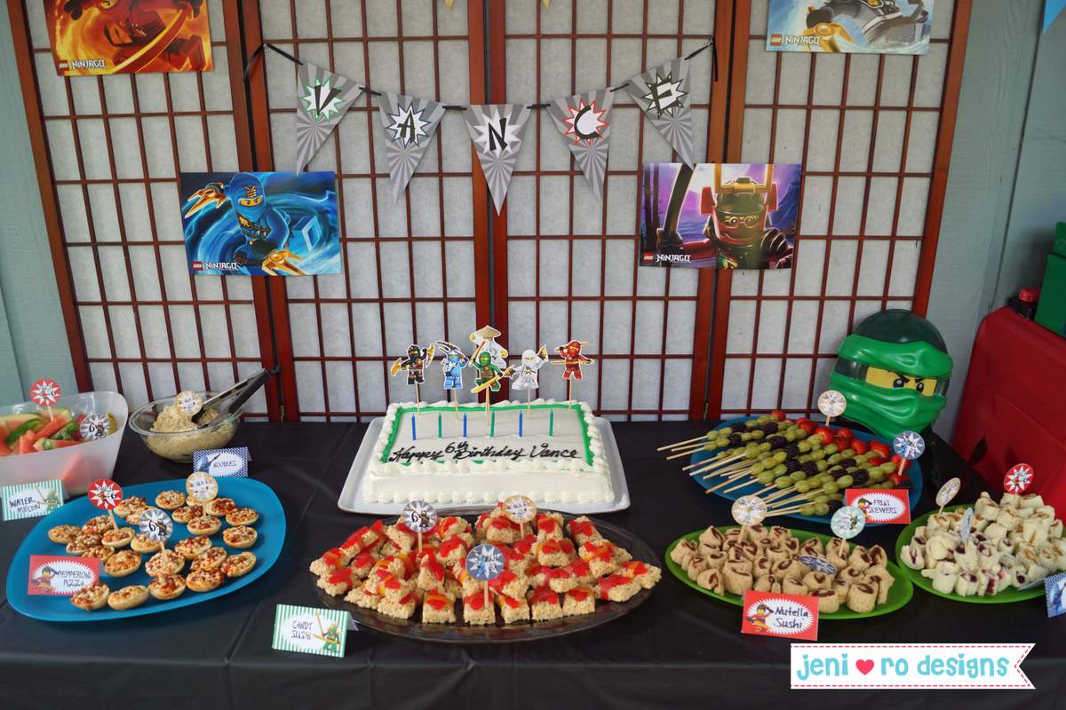 Lego Ninjago Birthday Party Ideas | Photo 11 of 24 | Catch My Party