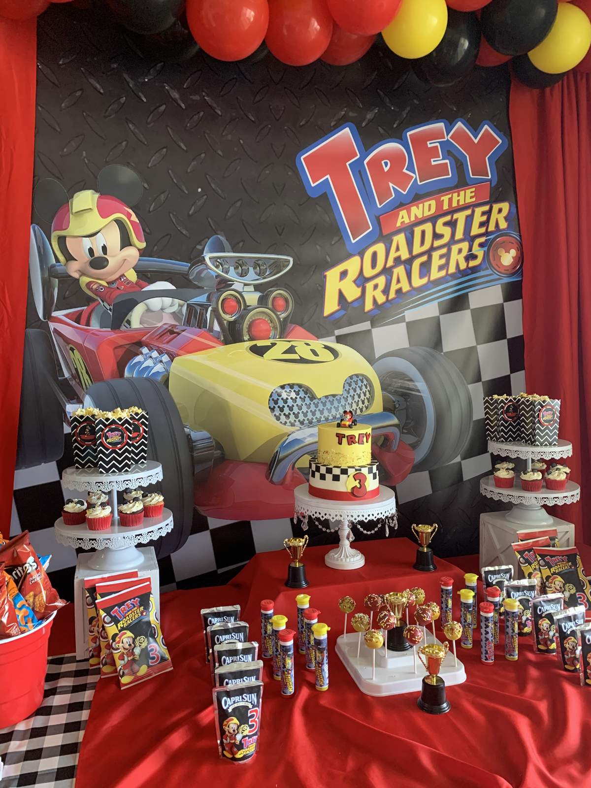 Mickey and the Roadster Racers Birthday Party Ideas | Photo 1 of 18 ...