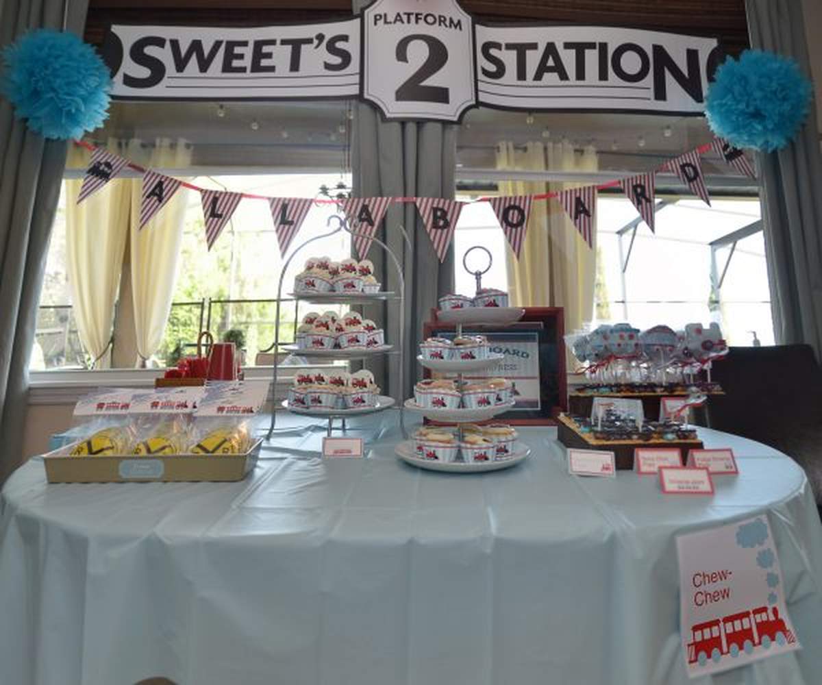 Trains Birthday Party Ideas | Photo 1 of 26 | Catch My Party