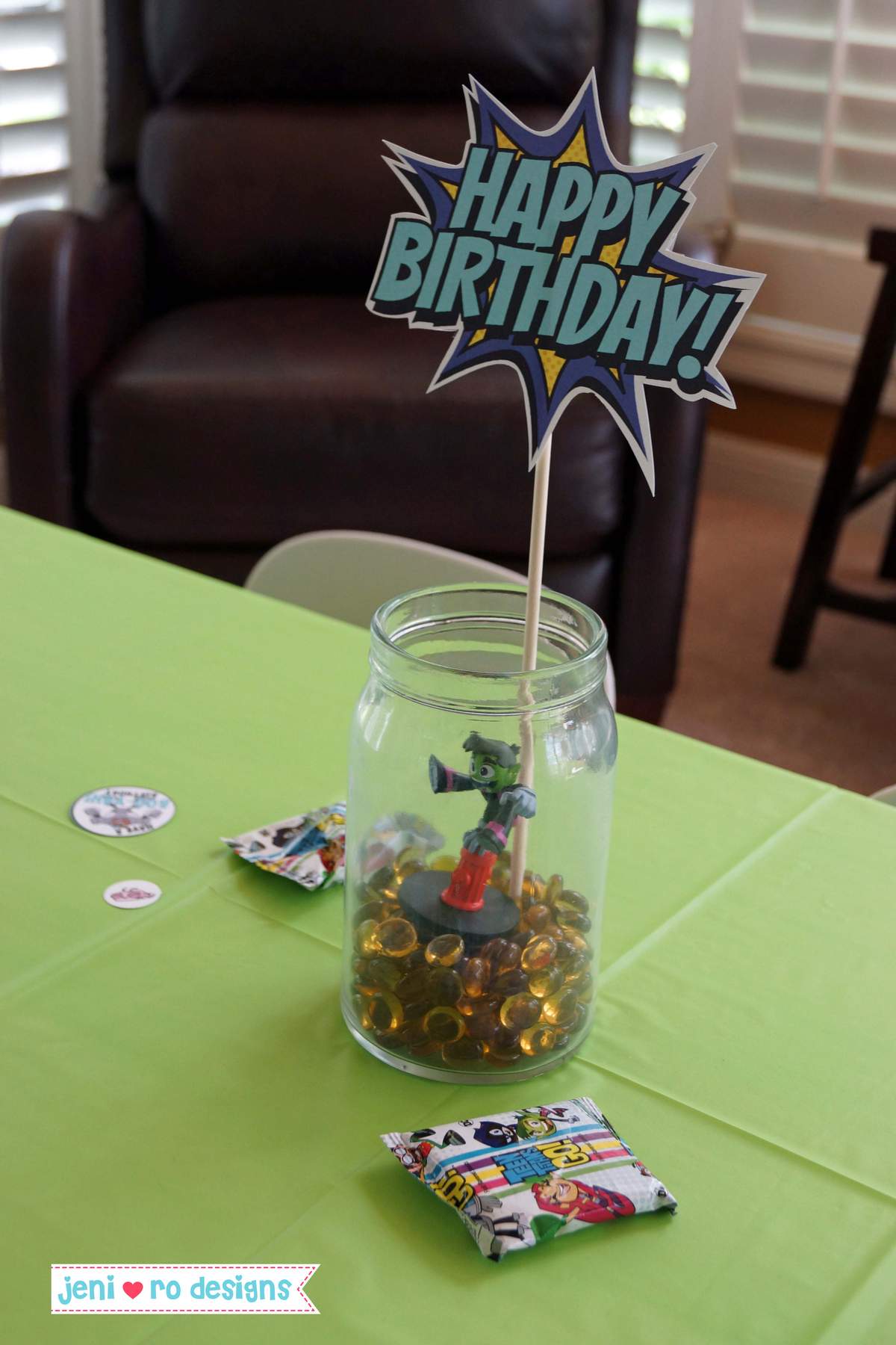 Teen Titans Go Birthday Party Ideas | Photo 10 of 29 | Catch My Party