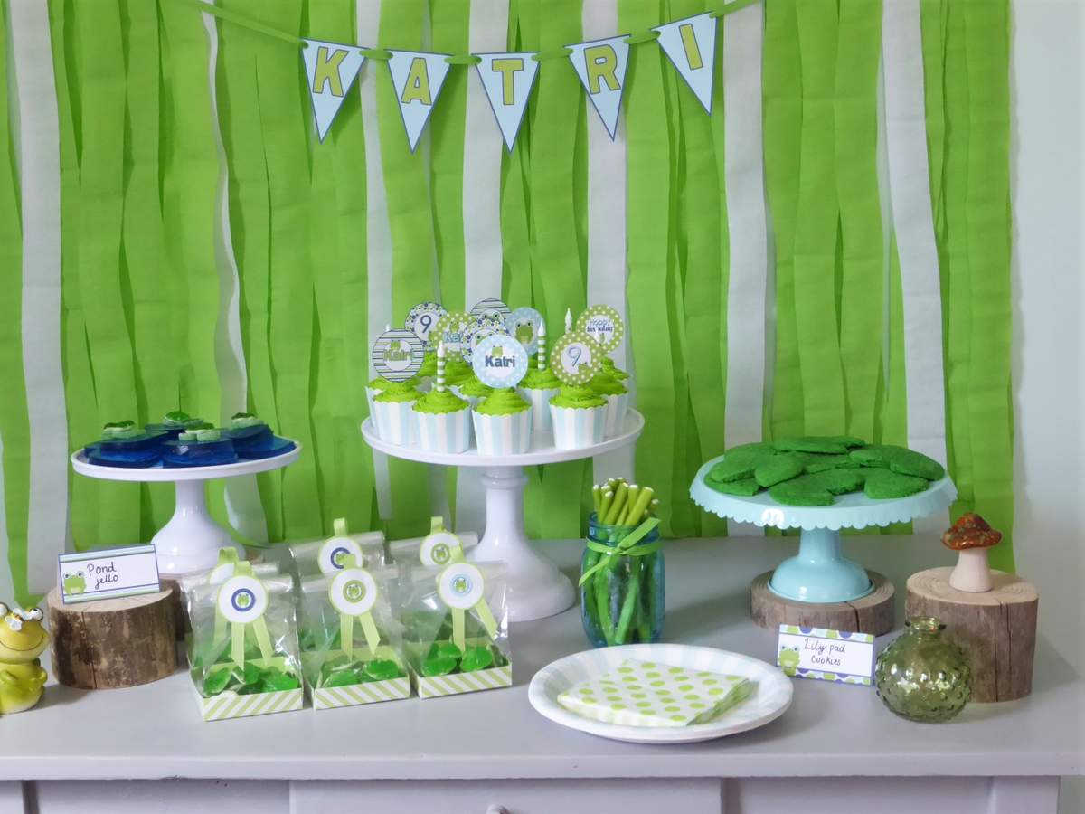 Frog Birthday Party Ideas | Photo 1 of 16 | Catch My Party