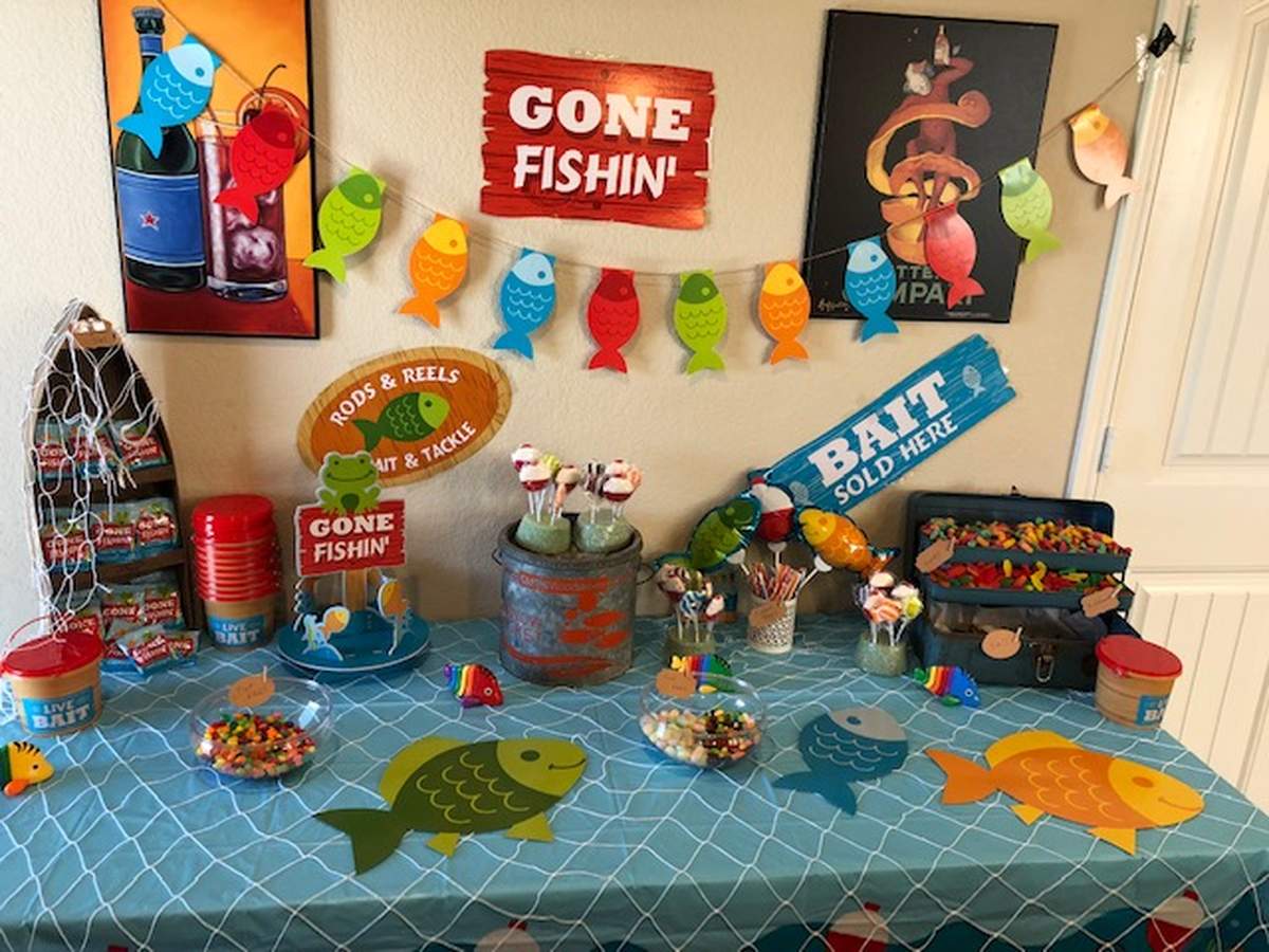 Gone Fishing Birthday Party Ideas | Photo 1 of 27 | Catch My Party
