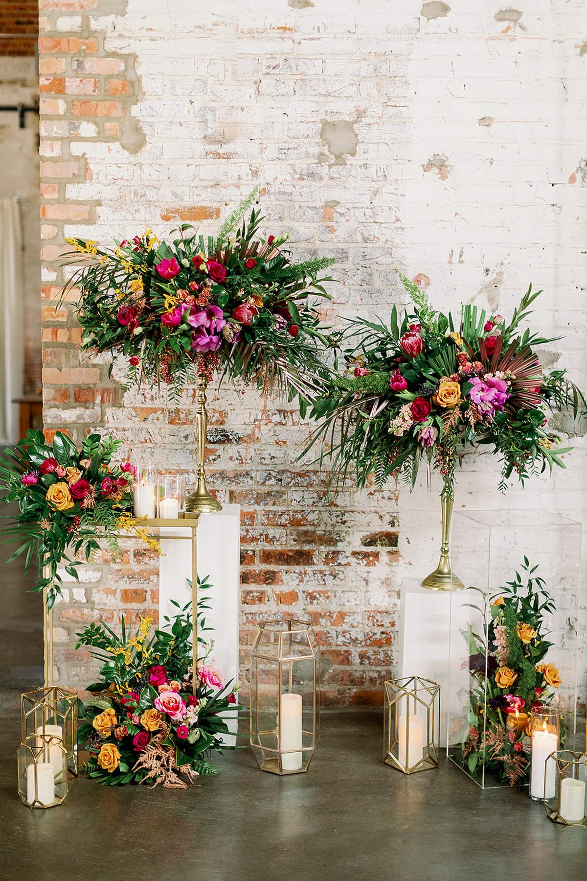Modern Tropical Warehouse Chic Wedding Party Ideas | Photo 108 of 142 ...