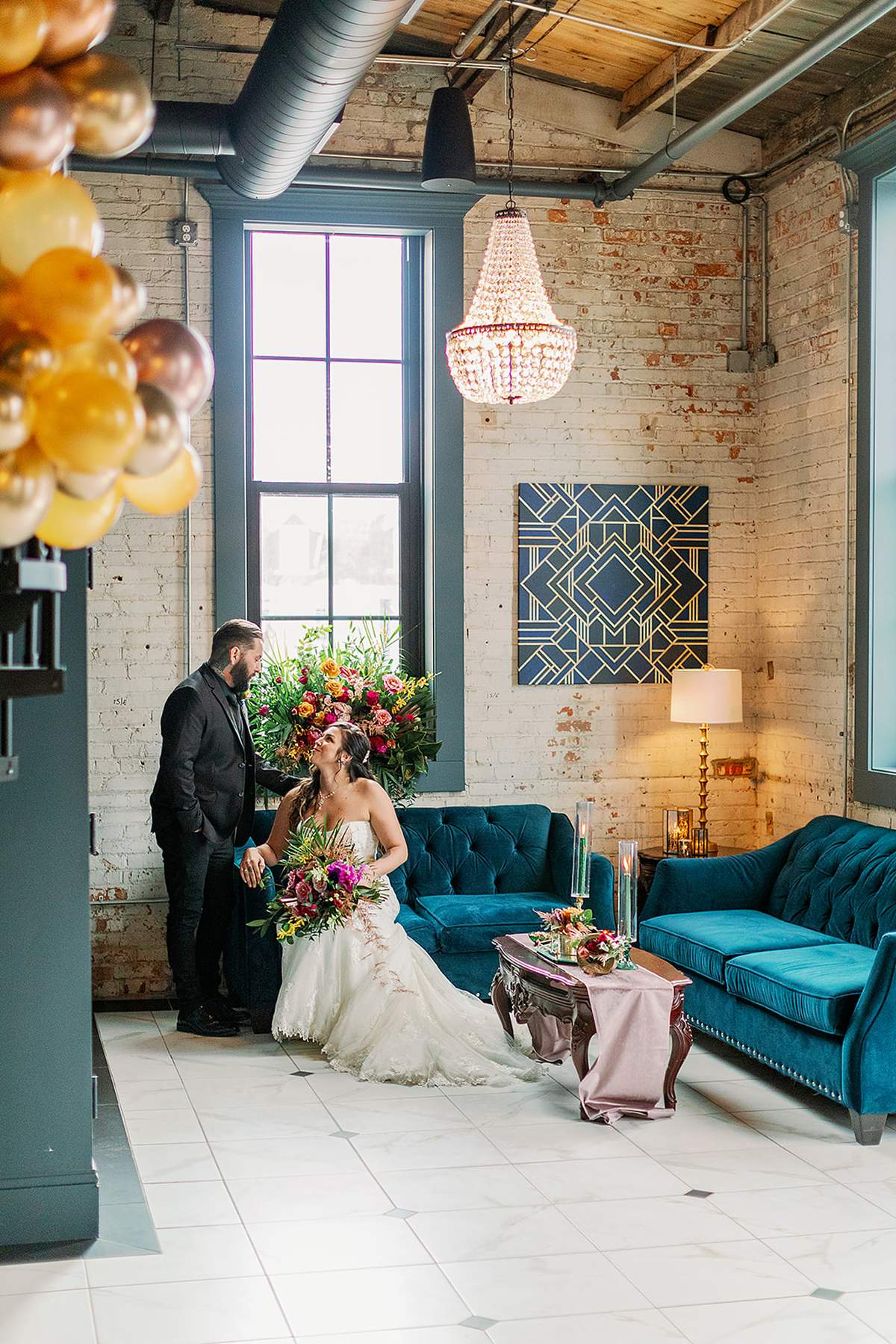 Modern Tropical Warehouse Chic Wedding Party Ideas | Photo 108 of 142 ...