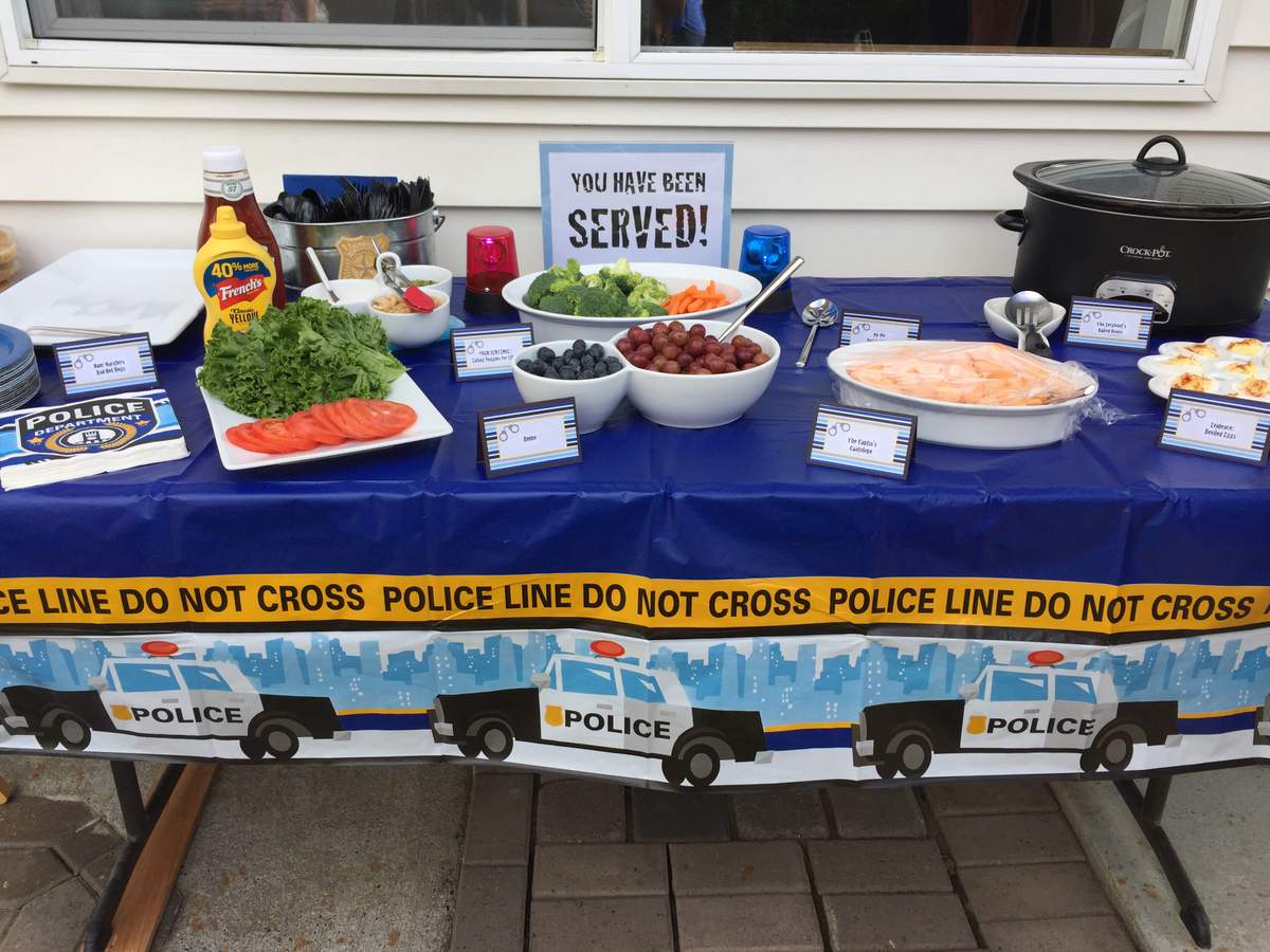 Police Birthday Party Ideas | Photo 3 of 17 | Catch My Party