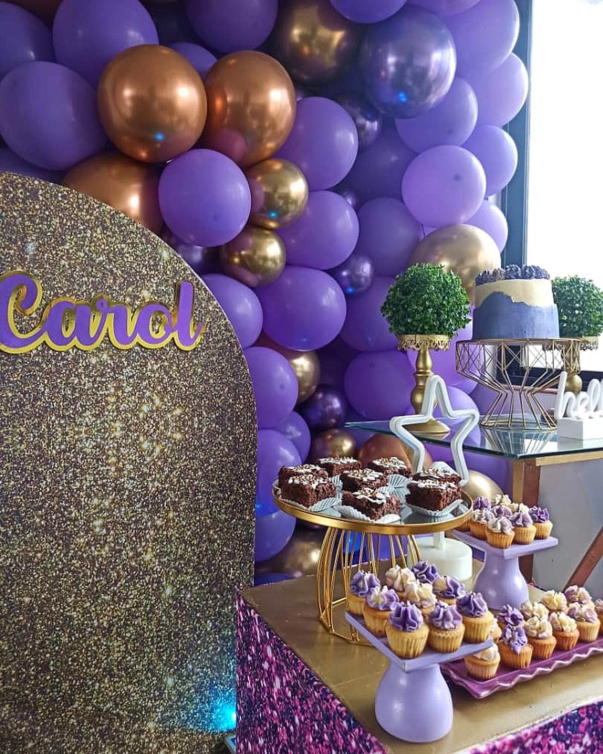 Purple Birthday Party Ideas | Photo 1 of 6 | Catch My Party