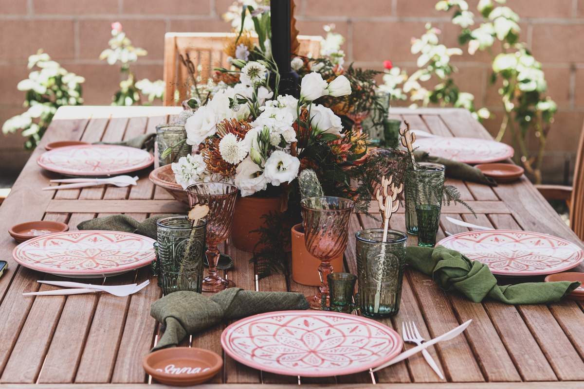 Cactus / Birthday "Modern Cactus Backyard Birthday " | Catch My Party