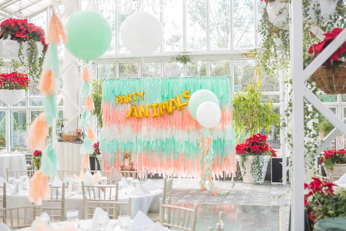 Pastel Wild One aka Party Animals Theme Birthday Party Ideas | Photo 4 ...