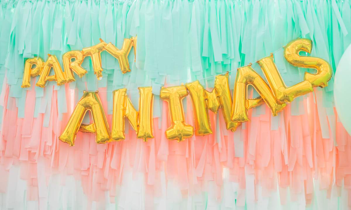 Pastel Wild One aka Party Animals Theme Birthday Party Ideas | Photo 13 ...