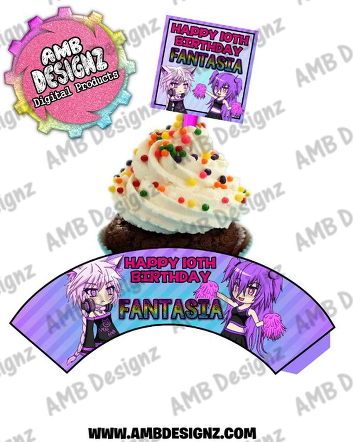 Gacha Life Birthday Party Ideas | Photo 3 of 12 | Catch My Party