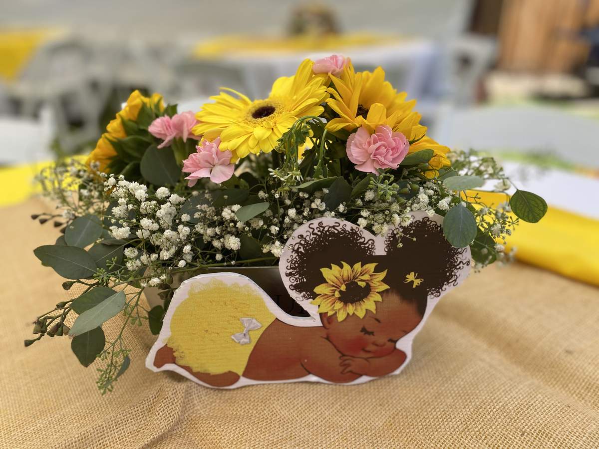 Sunflower Baby Shower Party Ideas | Photo 2 of 8 | Catch My Party