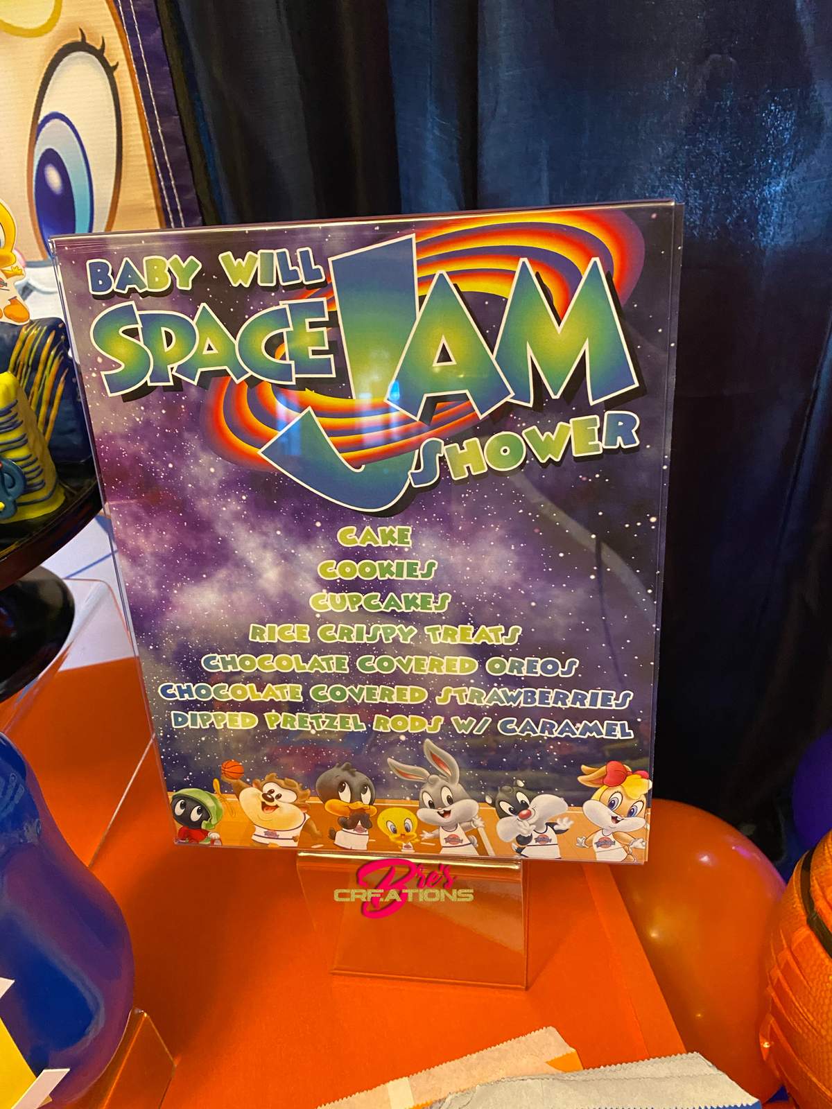 Space Jam Baby Shower Party Ideas | Photo 1 of 31 | Catch My Party