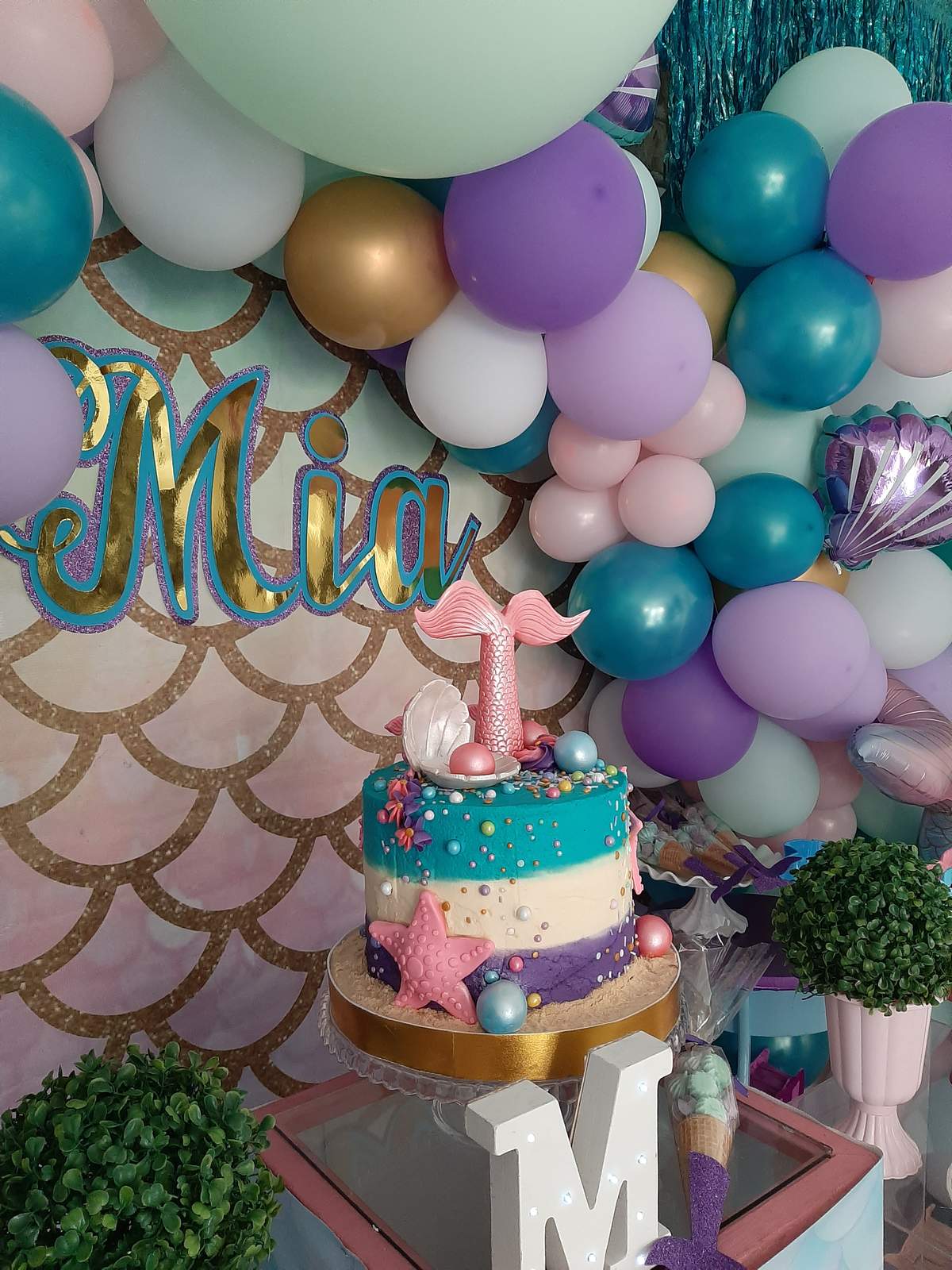 Mermaid Birthday Party Ideas | Photo 1 of 19 | Catch My Party