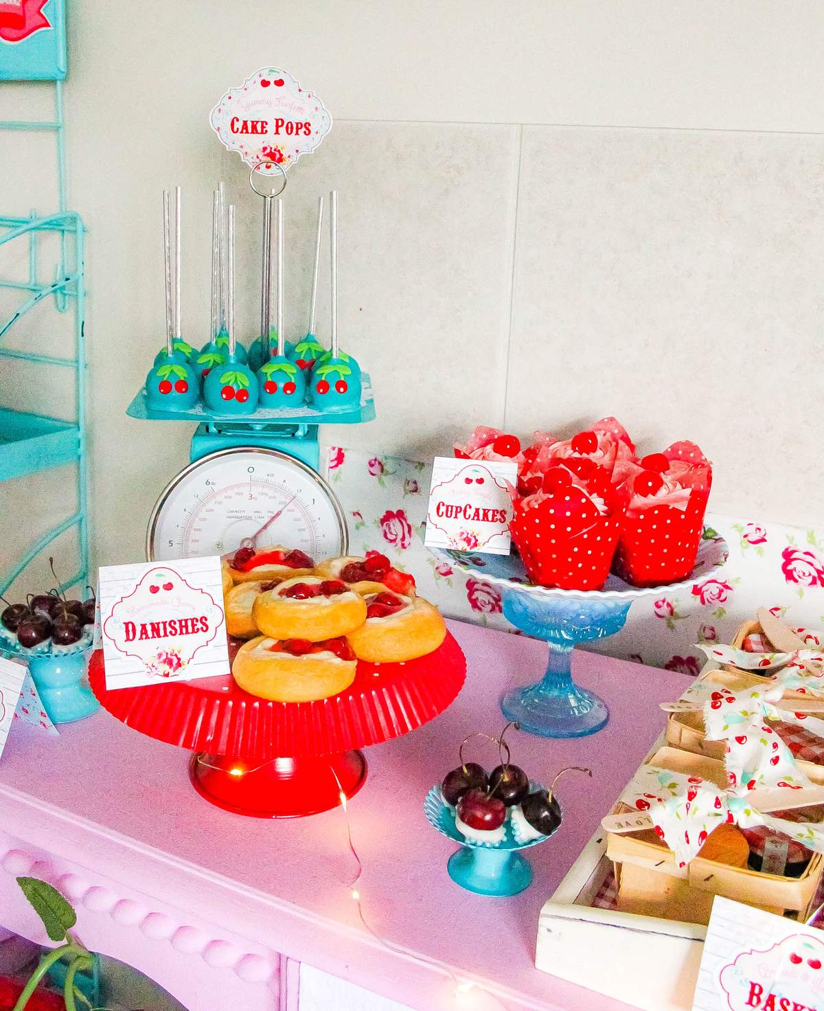 Cherries Birthday Party Ideas | Photo 68 of 85 | Catch My Party