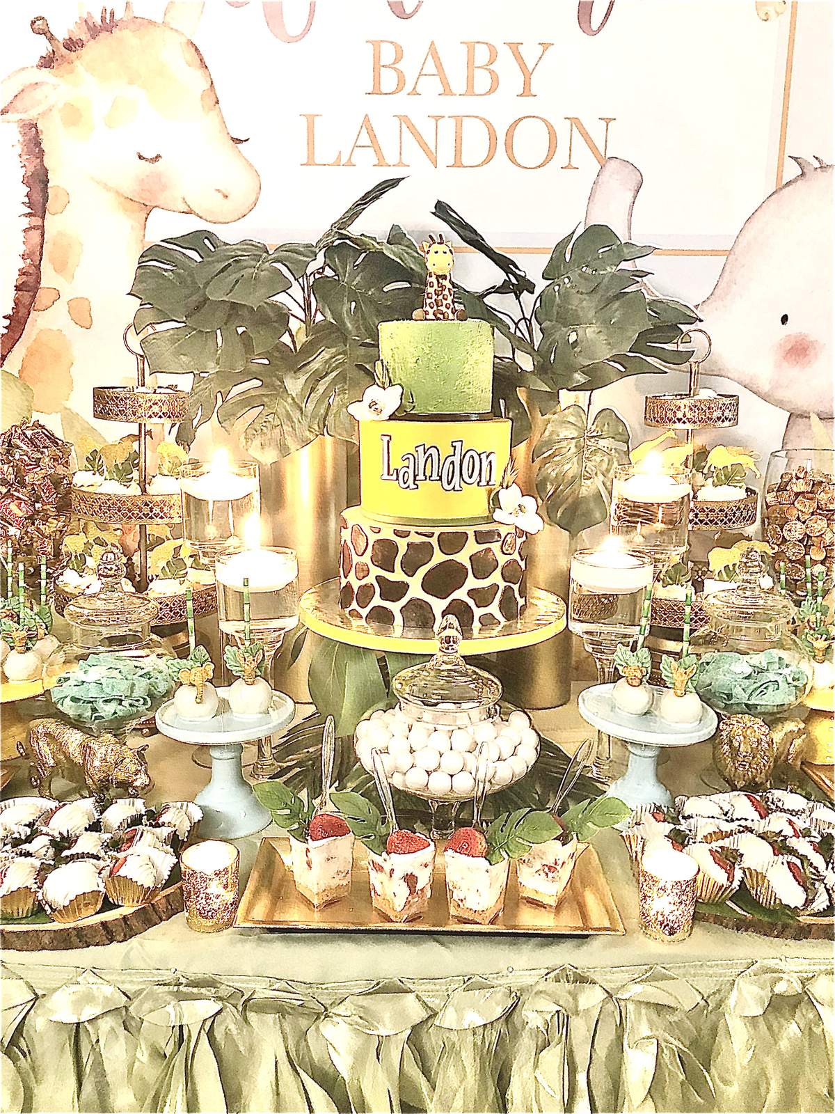 Safari / Baby Shower "Welcome Baby Landon" | Catch My Party