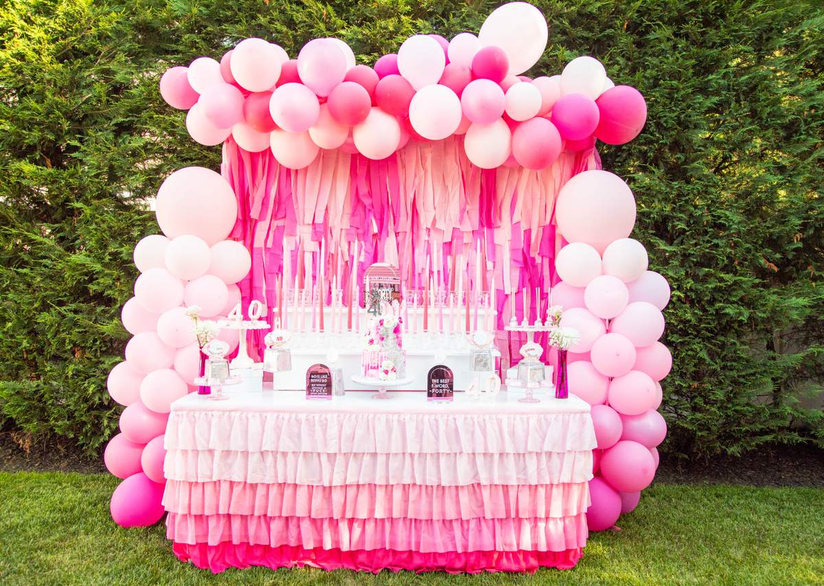 Lil Jenn’s ‘Pretty in Pink’ Party Birthday Party Ideas | Photo 9 of 22 ...