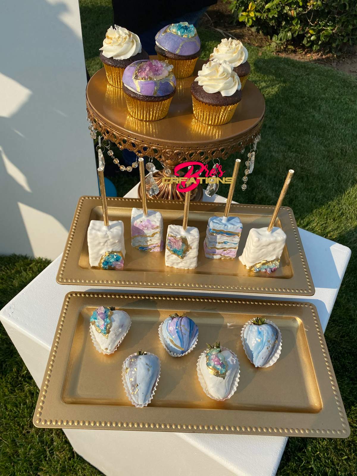 70th Geode Birthday Party Ideas | Photo 2 of 6 | Catch My Party