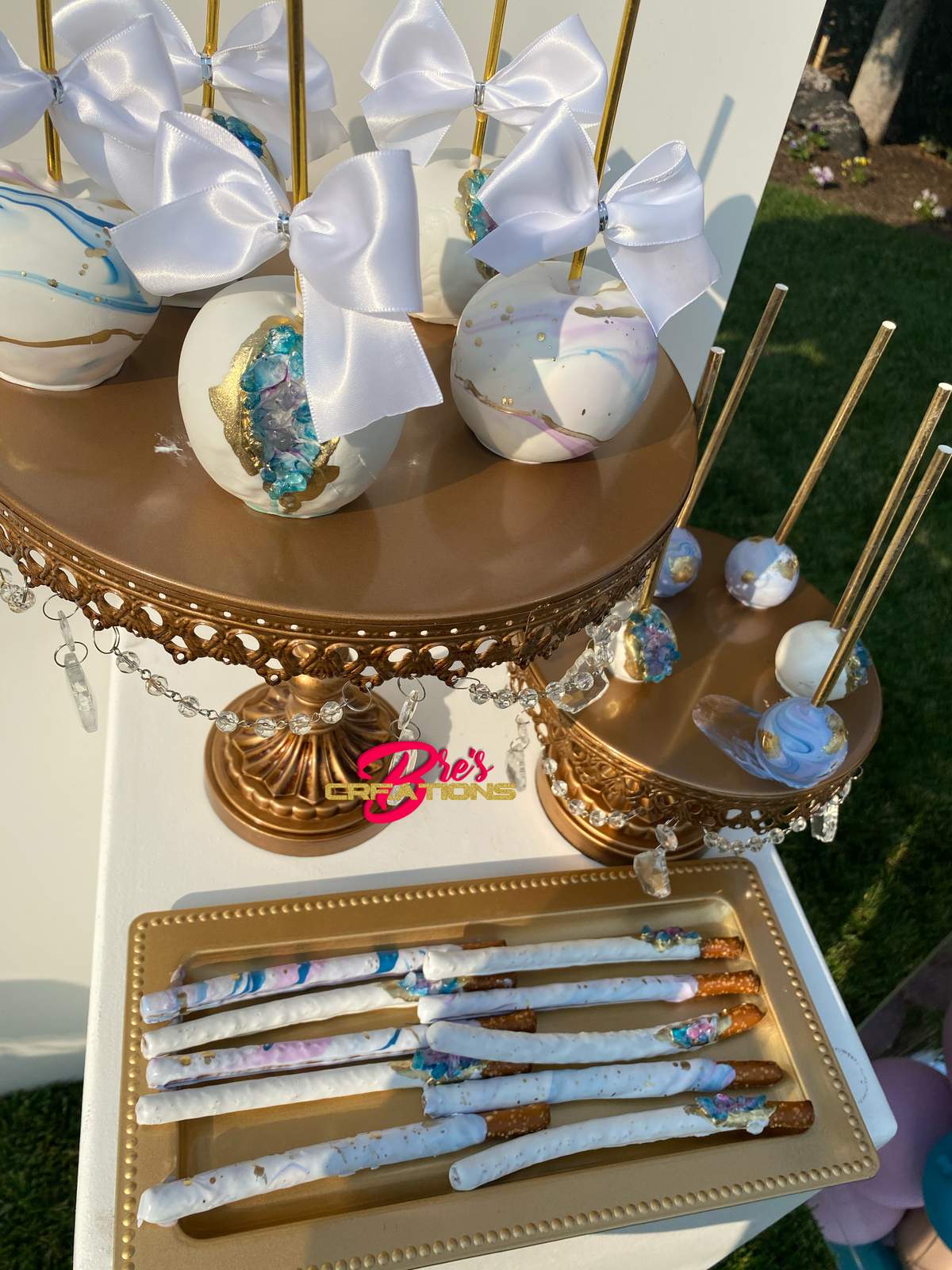 70th Geode Birthday Party Ideas | Photo 2 of 6 | Catch My Party