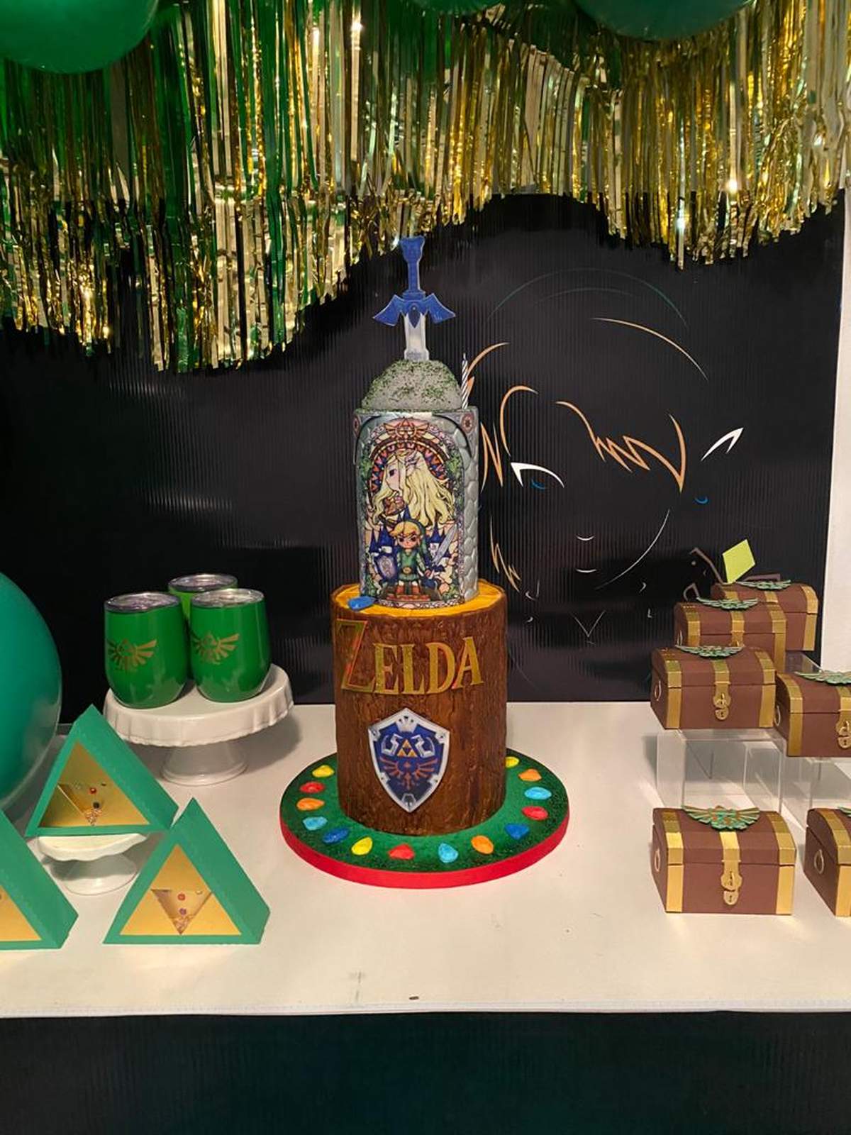 The Legend Zelda and Link Birthday Party Ideas | Photo 5 of 5 | Catch ...
