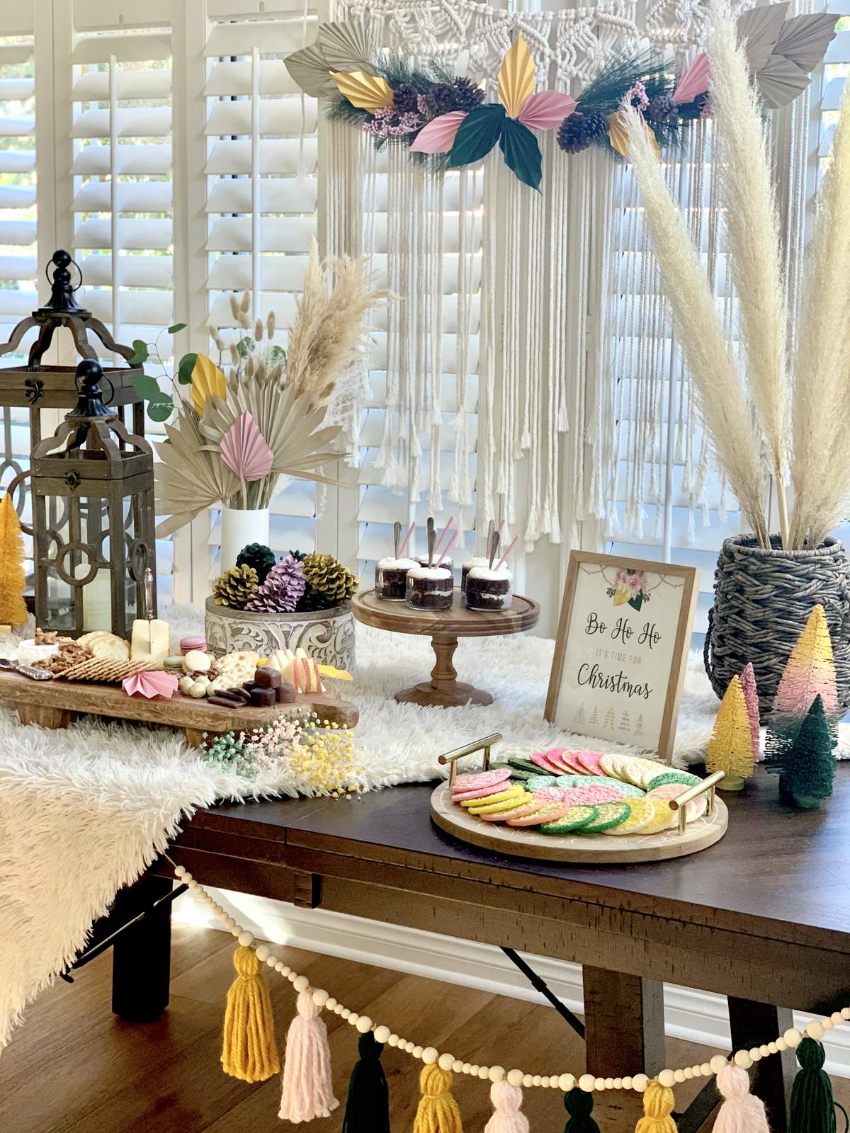 Boho Chic Christmas/Holiday Party Ideas | Photo 1 of 13 | Catch My Party