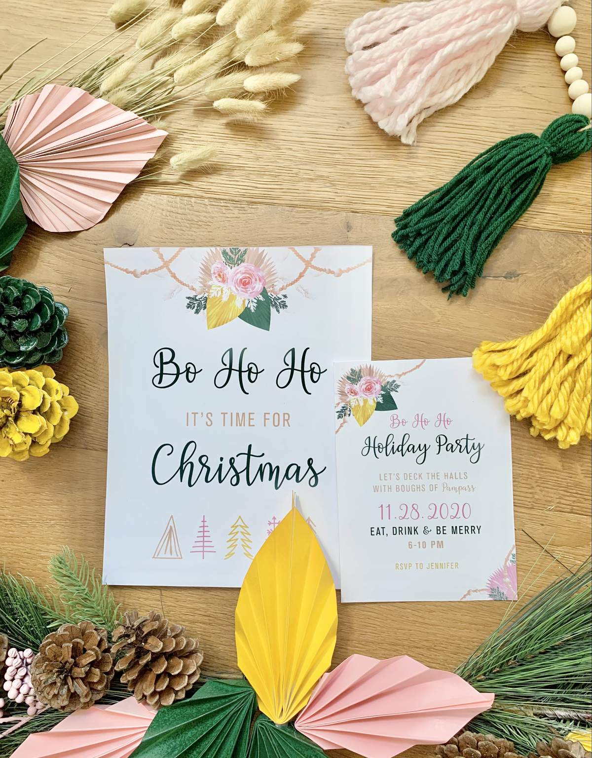 Boho Chic Christmas/Holiday Party Ideas | Photo 1 of 13 | Catch My Party