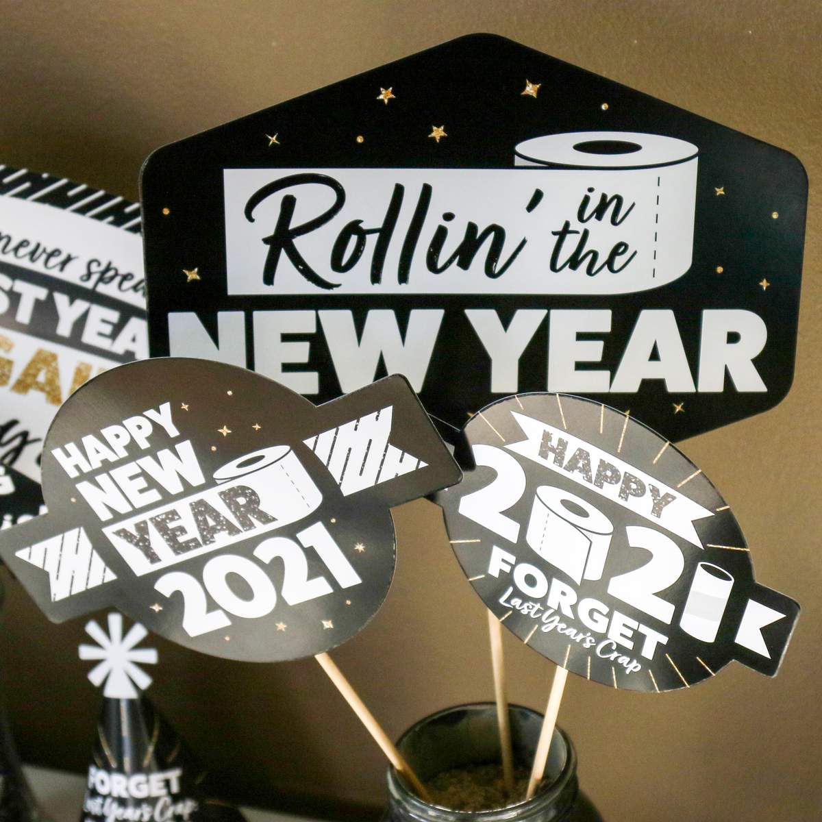 Rollin' in the New Year New Year's Party Ideas | Photo 13 of 13 | Catch ...