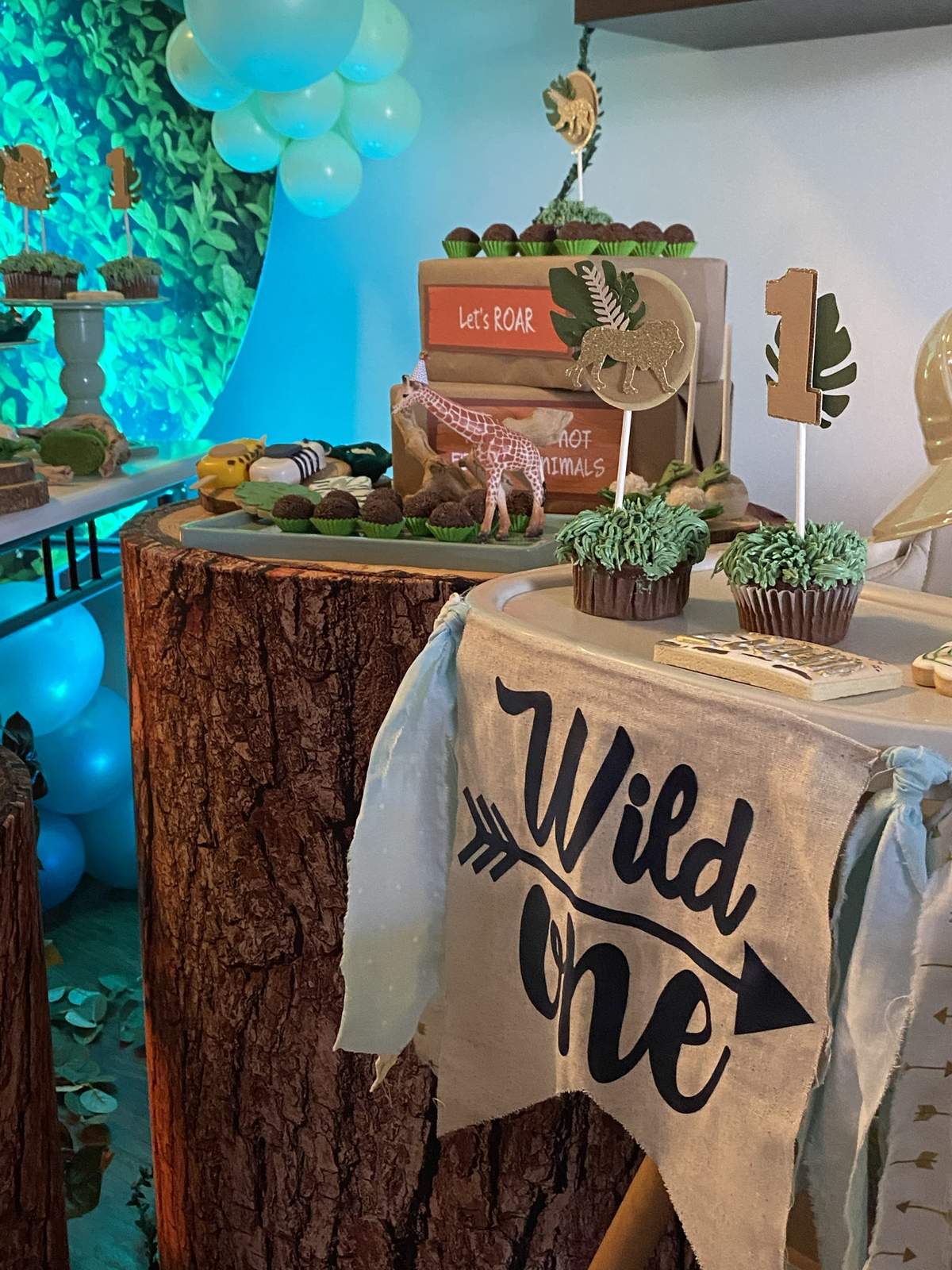Wild One Safari Birthday Party Ideas | Photo 12 of 19 | Catch My Party
