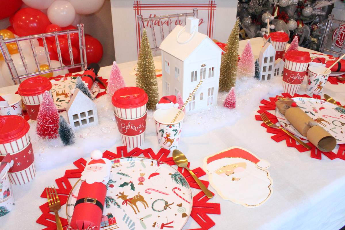 Santa and Reindeer / Christmas/Holiday "Hot Chocolate Bar Christmas ...