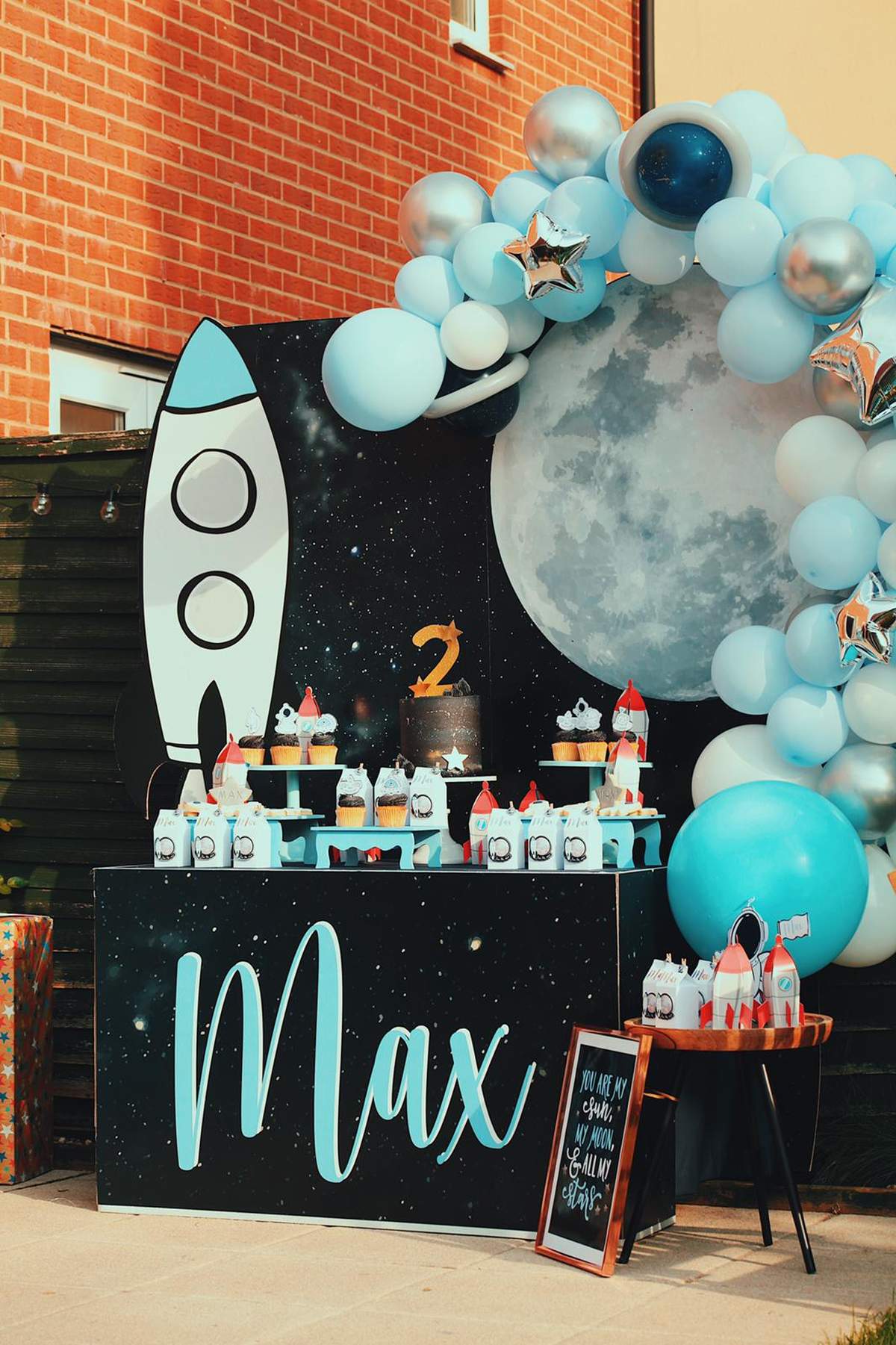 Space / Rocket Birthday Party Ideas | Photo 12 of 13 | Catch My Party