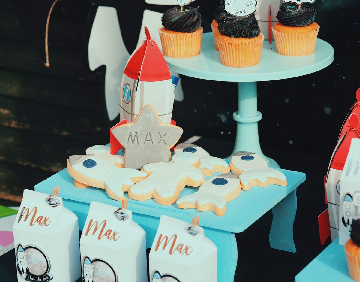 Space / Rocket Birthday Party Ideas | Photo 2 of 13 | Catch My Party